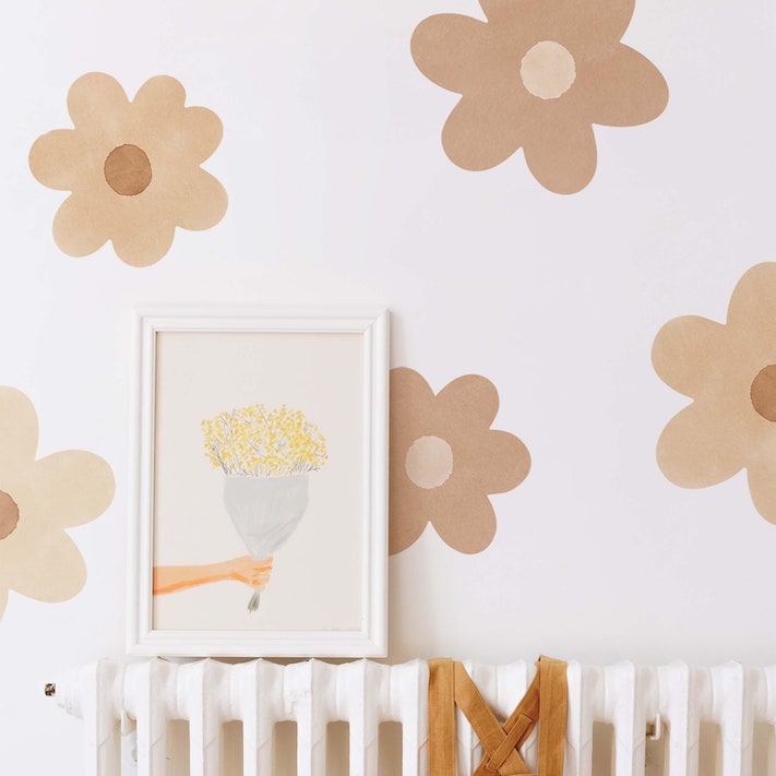 Boho Daisy Wall Sticker | Trendy Decor for Any Room – Wallpick