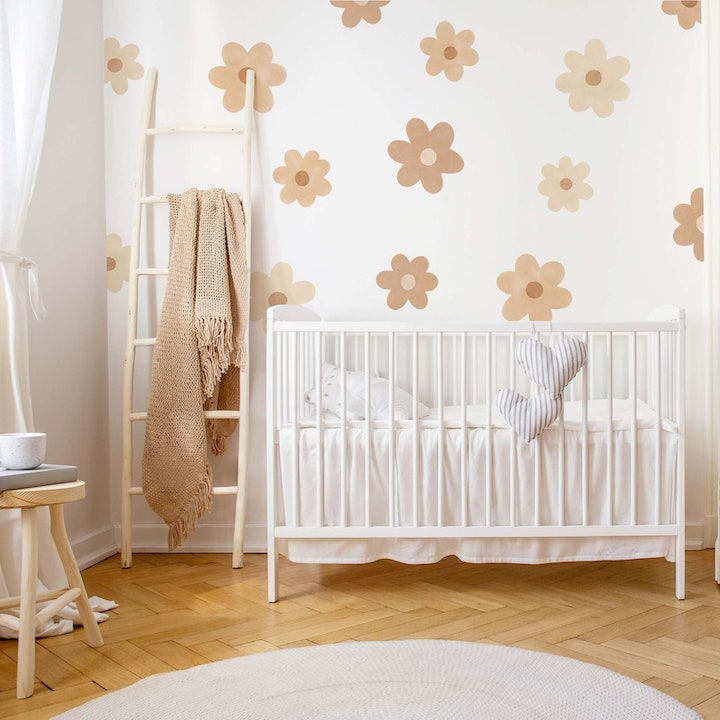 Boho Daisy Wall Sticker | Trendy Decor for Any Room – Wallpick